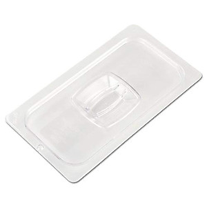 Rubbermaid Commercial Products Cold Food Standard Lid, 1/3 Size, Clear (FG121P23CLR)
