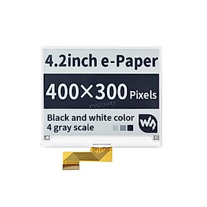 4.2inch E-Ink Raw Display Panel e-Paper for Raspberry Pi etc. Resolution 400x300 SPI Interface (no PCB) @XYGStudy (4.2inch e-Paper)
