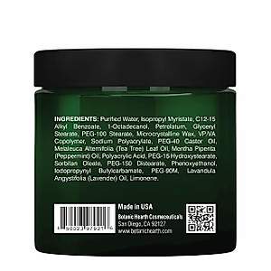 Botanic Hearth Tea Tree Hair Cream - Hair Fibers for Thinning, Styling, Texturizing & Hydrating Hair - Strong Hold & Sulfate Free - for Men and Women - All Hair Types - Made in USA - 7 oz
