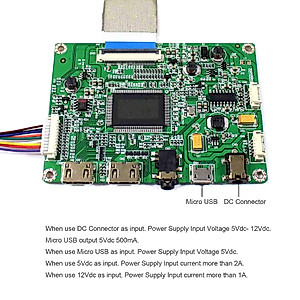 2 HDMI Mini LCD Controller Board Work for 10.1inch 2560x1600 VVX10T025J00 40Pin EDP LCD Screen