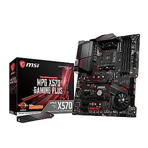 MSI MPG X570 Gaming Plus Motherboard (AMD AM4, PCIe 4.0, DDR4, SATA 6Gb/s, M.2, USB 3.2 Gen 2, HDMI, ATX) (Renewed)