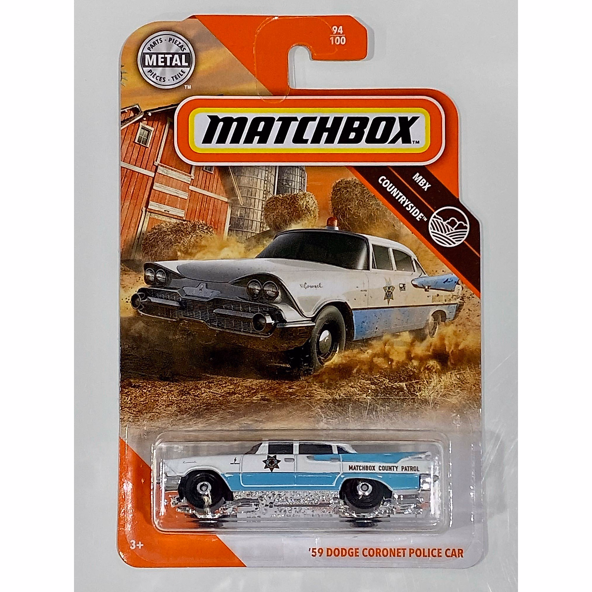 Matchbox 2020 MBX Countryside 94/100, '59 Dodge Coronet Police Car