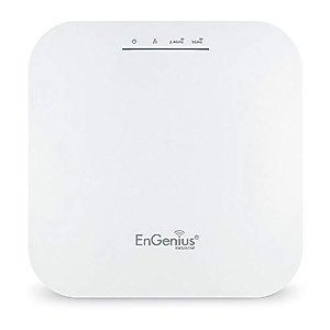 EnGenius EWS357AP WiFi 6 AX1800 2x2 Gigabit Wireless Access Point with 1Gbps Port, OFDMA, MU-MIMO, PoE+, WPA3, 1GB RAM, License-Free Management Tools (Power Adapter Not Included)