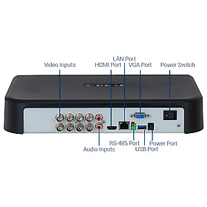 Lorex D881A82B Fusion 4K Ultra HD 12 Camera Capable (8 Wired and 4 Wi-Fi) 2TB Digital Video Recorder, Expandable up to 8TB, Lorex Home (M. ) (Renewed)