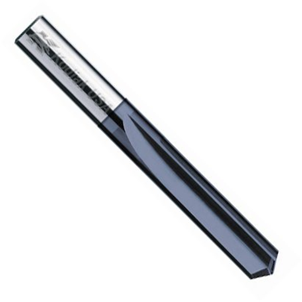 Kodiak Cutting Tools KCT229227 USA Made Solid Carbide Drill Bit, AlTiN Coated, Straight Flute, 2 Flute, 3/16" Diameter, 7/8" Length of Cut, 2" Overall Length