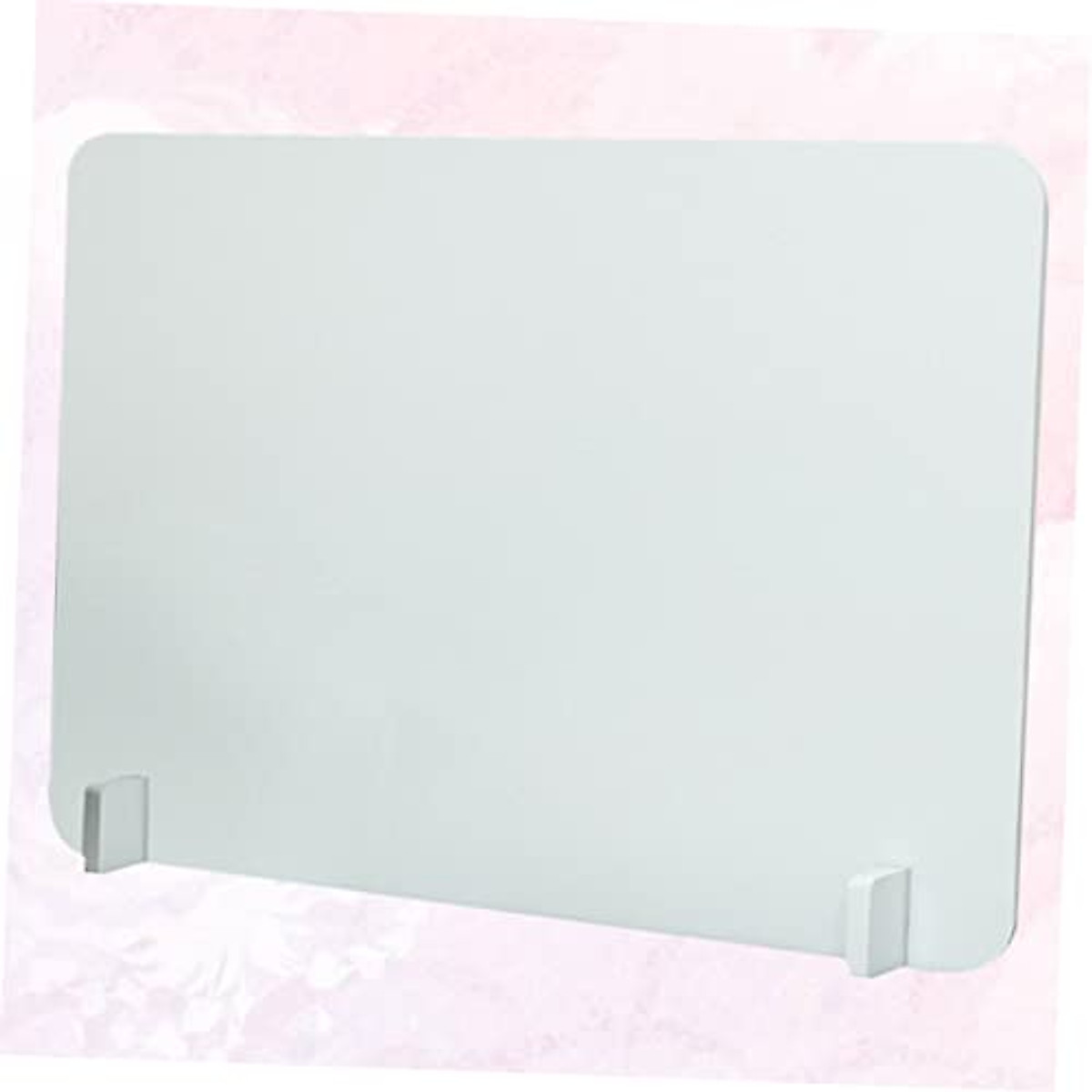 FOYTOKI Partition Tri Fold Poster Boards Privacy Boards for Student Desks Privacy Panel Desk Privacy Board Table Divider Panels Deskpad Acrylic Table Furniture Office White Protection