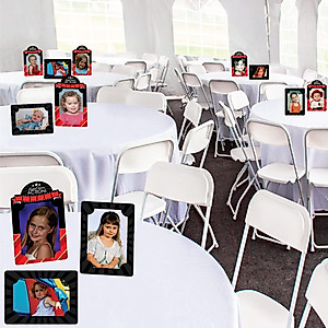Big Dot of Happiness Red Carpet Hollywood - Movie Night Party 4x6 Picture Display - Paper Photo Frames - Set of 12