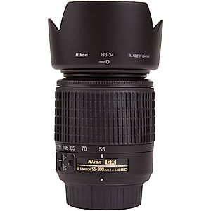 Nikon 55-200mm f4-5.6G ED AF-S DX Nikkor Zoom Lens (Renewed)