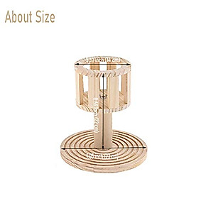 Tfwadmx Rabbit Wooden Hay Feeder Guinea Pig Hay Holder Bunny Less Wasted Food Dispenser with Cleaning Set for Chinchilla Hamster Ferret Small Animals