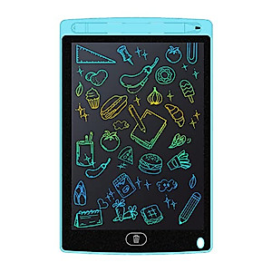 2 Pack LCD Writing Tablet Drawing Writing Board Erasable Doodle Pad Toy for Kids Learning Education 8.5 inch Blue and Pink