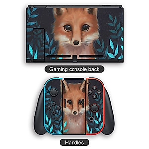 Cute Fox Switch Sticker Pretty Pattern Full Wrap Skin Protection for Nintendo Switch for Switch