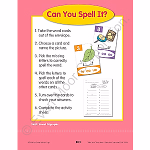 Take It to Your Seat Phonics Centers, Grades 2-3