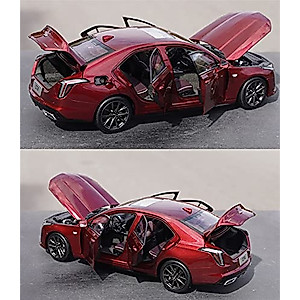 Models Vehicle Replica Car 1 18 Fit for Cadillac CT4 Luxury Car Simulation Scale Car Model Steel Diecast Toy Vehicle Collect Souvenir Collectible Gift 2023 2024