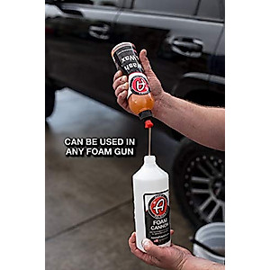 Adam's Wash And Wax (Gallon) - Car Wash Soap Infused With Pure Carnauba Car Wax | Car Cleaning Formula W/Paint Protection | Use In 5 Gallon Bucket Foam Cannon & Foam Gun