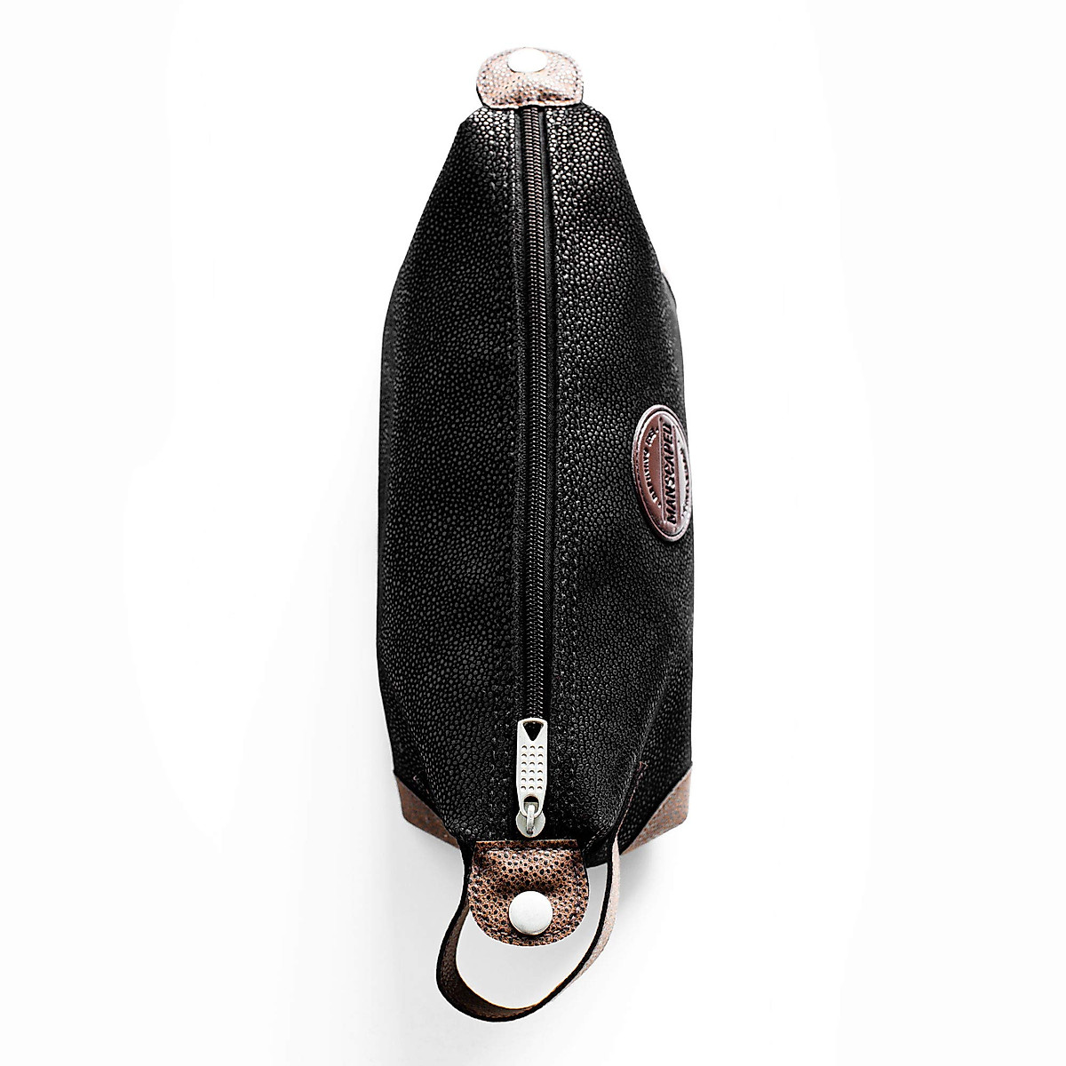 MANSCAPED® The Shed Men's Premium Quality Toiletry Bag, PU Leather Dopp Kit, Bathroom Travel Bag, Shaving Kit Case, Trimmer Tool Organizer