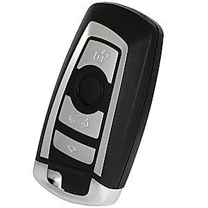cciyu 1 X Flip Key Fob Uncut Blade (SHELL CASE) 4 Buttons Replacement for Replacement Remote Key Shell Case 4B for BMW 1 3 5 Series F10 F20 F30 F40 with FCC: Q0EWNTA0NG