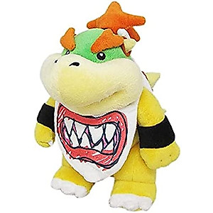 Little Buddy Super Mario All Star Collection 1424 Bowser Jr. Stuffed Plush, 8", 156 months to 180 months