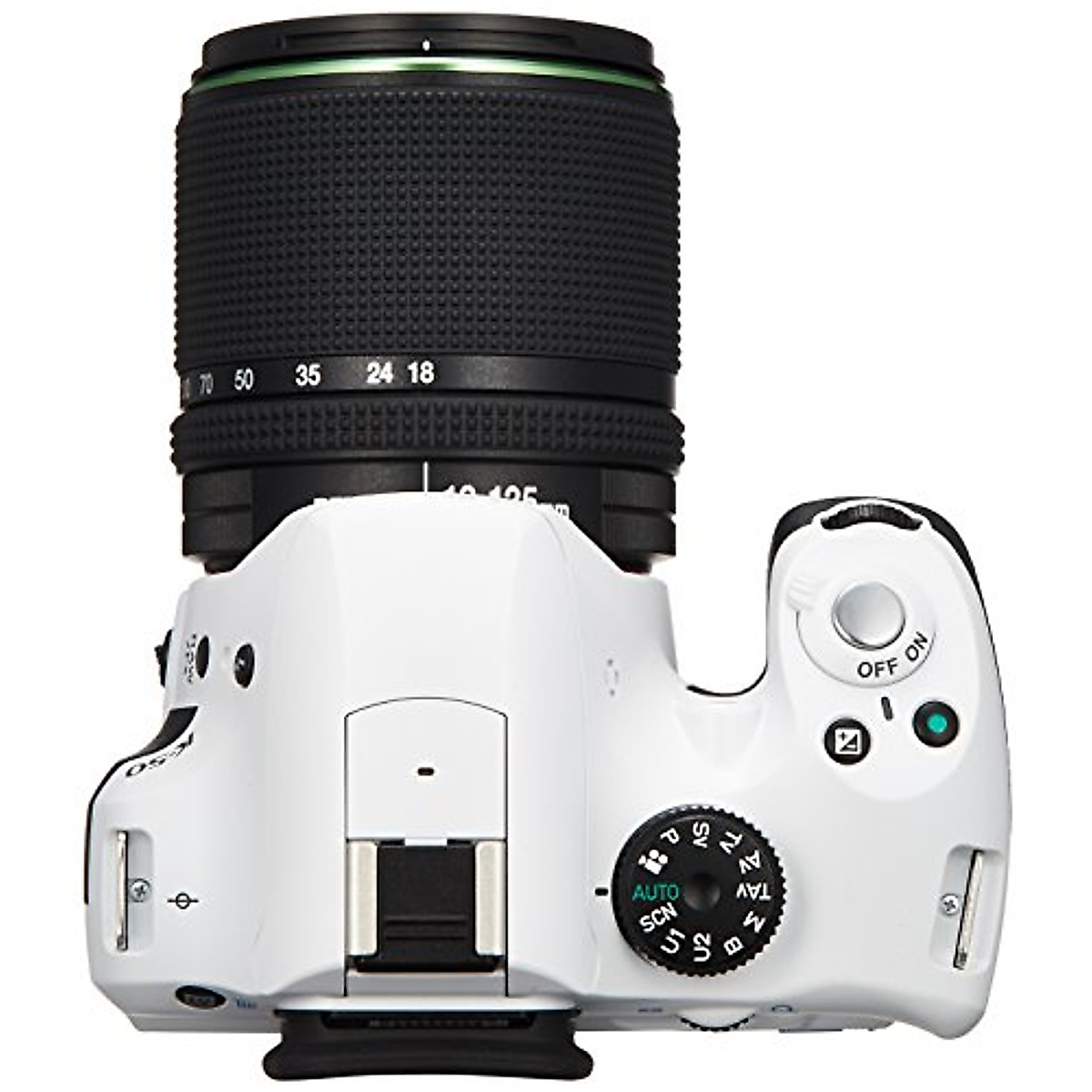 Pentax K-50 16MP Digital SLR with 18-135mm Lens (White) - International Version