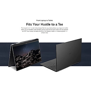 LG gram 16'' 2-in-1 Ultra-Lightweight Laptop,WQXGA (2560 x 1600) IPS 16:10 TouchDisplay,Intel Evo Core i7-1165G7, Wi-Fi 6, 21 hr BatteryLife, Thunderbolt4, Stylus Pen,Win 11(16GB RAM | 512GB PCIe SSD)
