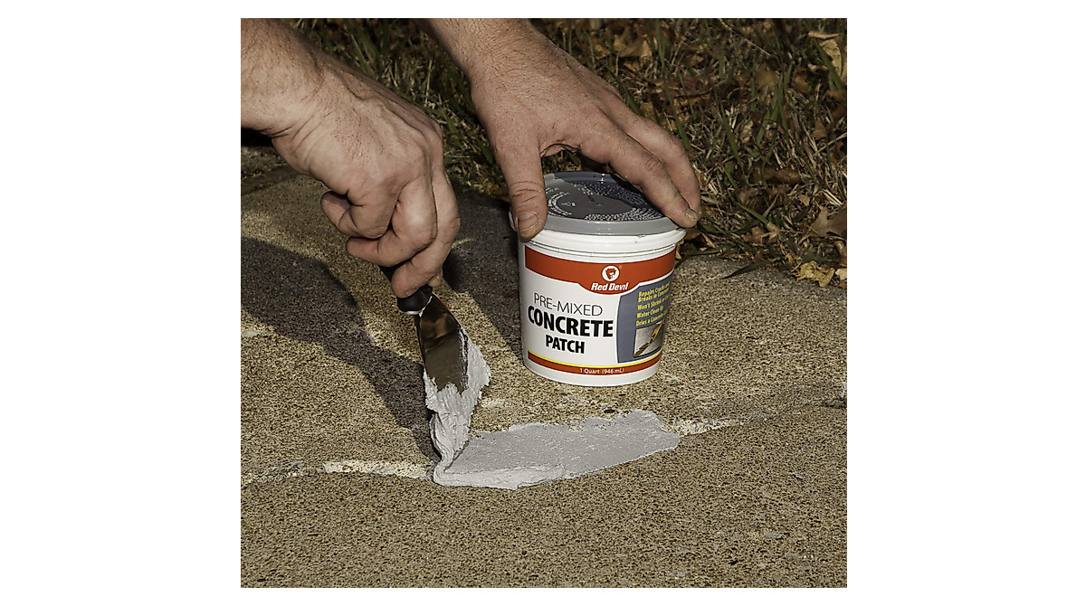 Red Devil Pre-Mixed Concrete Patch - Easy Repairs for Indoor & Outdoor