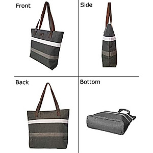 Aleah Wear Shoulder Tote Bag Purse Top Handle Satchel Handbag For Women Work College Travel Business Shopping Casual Upgraded