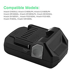 Shentec 3.0Ah 18V Replacement Battery Compatible with Hitachi 339782 BSL1830C BSL1815X BSL1815S BSL1830 330139 330557 (Lithium-Ion Slide Style Battery)