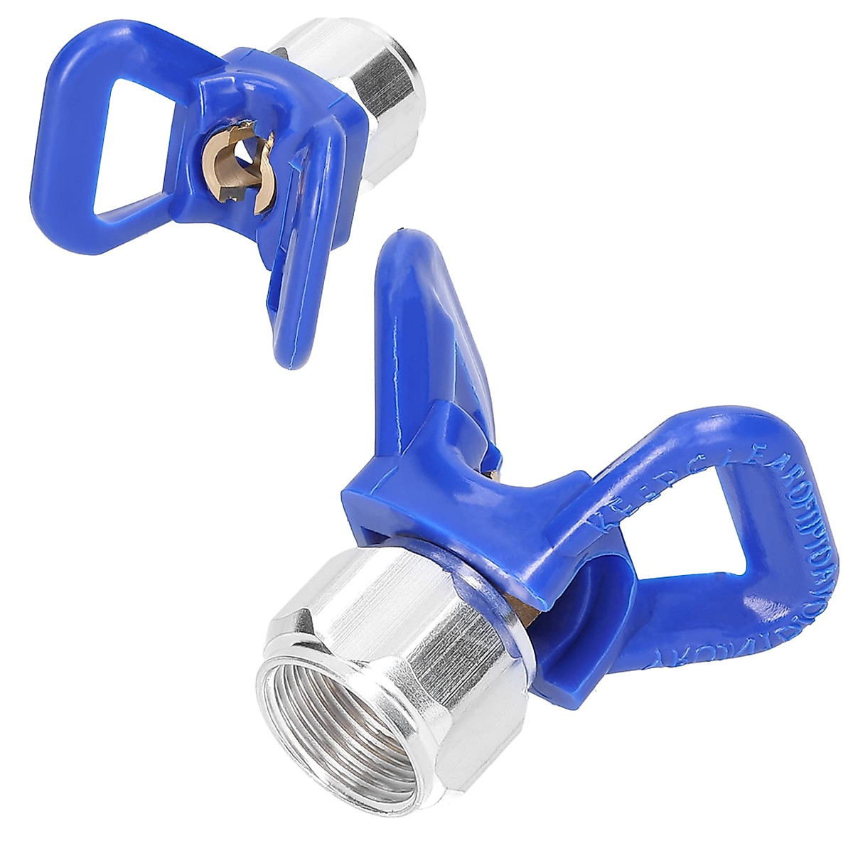 Spray Tips for Airless Sprayer, Geevorks Reversible Airless Paint Sprayer Nozzle Tips 6 Pieces with 2PCS Nozzle Seats, Airless Paint Spray Guns Nozzles Set