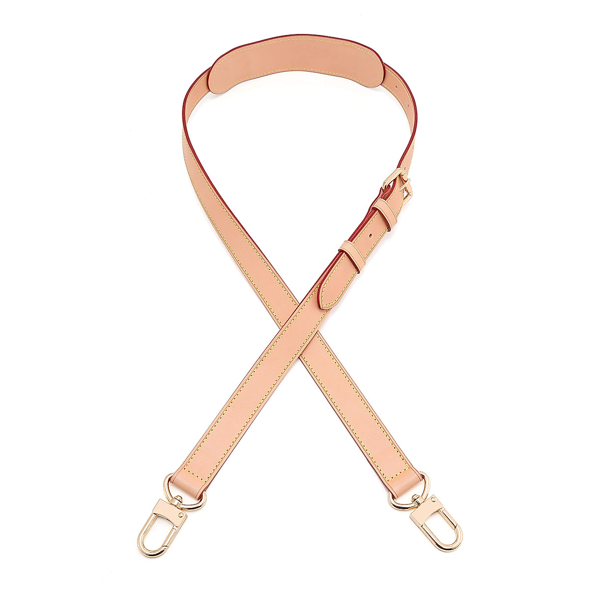 OULARIO Vachetta Leather Replacement Strap for Keep All 45 50 55 Speedy 40 (vachetta strap)