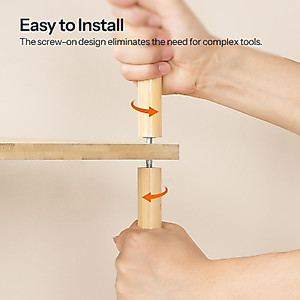 HOOBRO Side Table, Boho C Shaped End Table with Storage Shelf, Slim Nightstand Bedside Table, Couch Side Table for Small Space, Living Room, Bedroom, Home Office, Easy Assembly, Natural YL12SF01