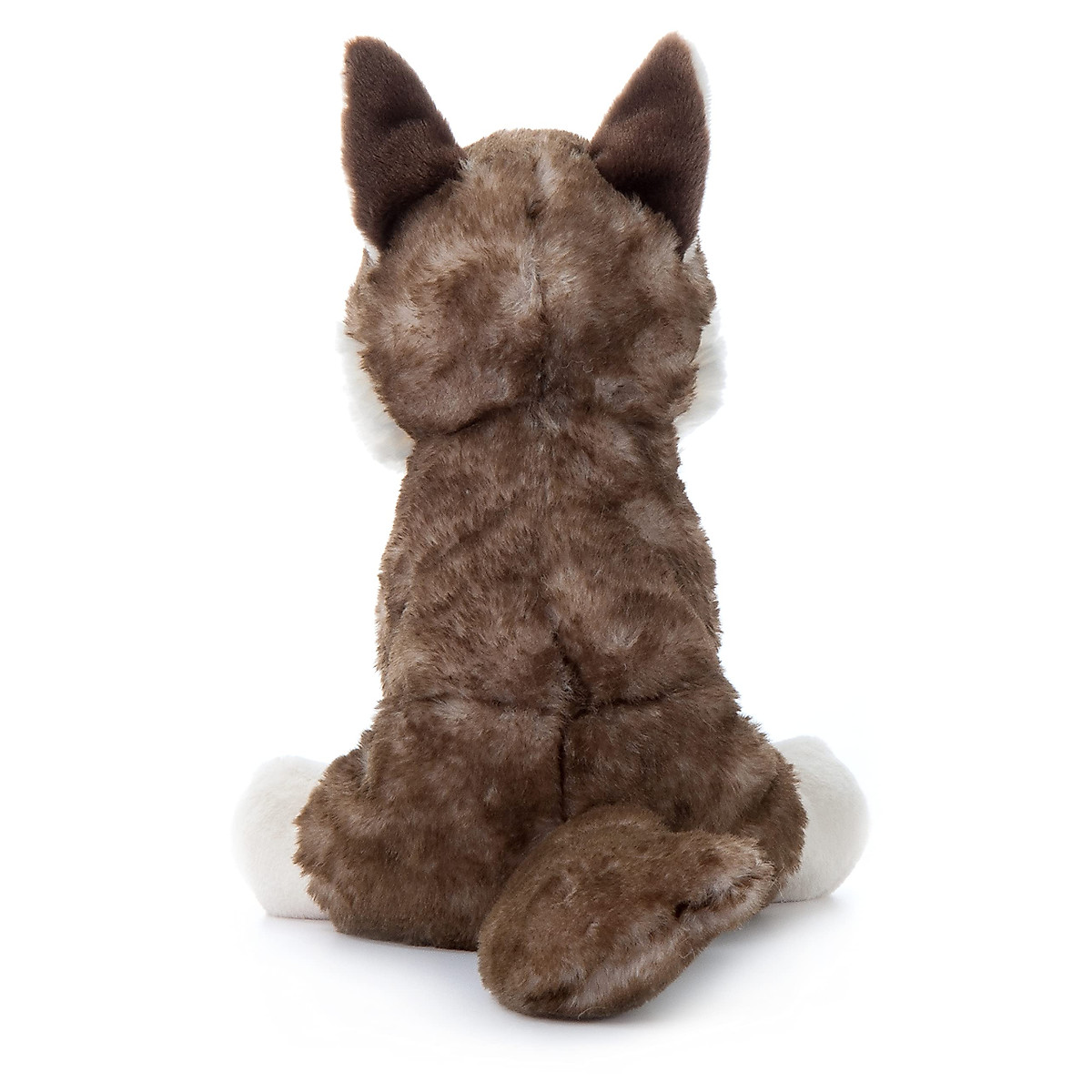 The Petting Zoo Timber Wolf Stuffed Animal, Gifts for Kids, Wild Onez Zoo Animals, Timber Wolf Plush Toy Sitting 12 inches