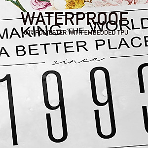 Flower Eucalyptus Print Makeup Bag 30th Birthday Decorations for Women 30th Birthday Gifts for Her Happy Birthday Party Favors for 30 Year Old Women Female Sister Friend Making Better Place Since 1993