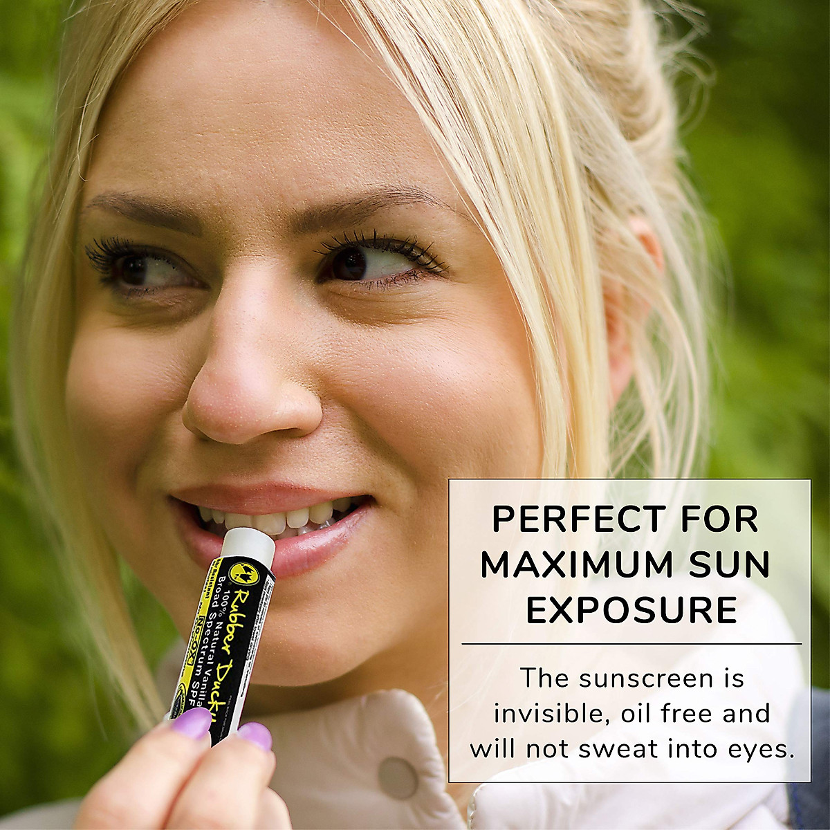 Rubber Ducky Mineral Lip Balm SPF 39 - Lip Sunscreen | Reef Safe Sunscreen | Water Resistant | Vegan | Broad Spectrum Lip Care | Vitamin E for Moisturized Lips | Coconut Flavor | .15 oz Each | 3 Pack