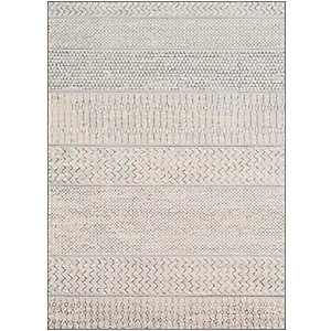Artistic Weavers Hana Modern Moroccan Area Rug,6'7" x 9'6",Silver Grey