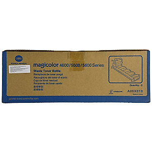 Konica Minolta A06X010 Toner Waste Bottles 2-Pack For magicolor 4650 Series Printers