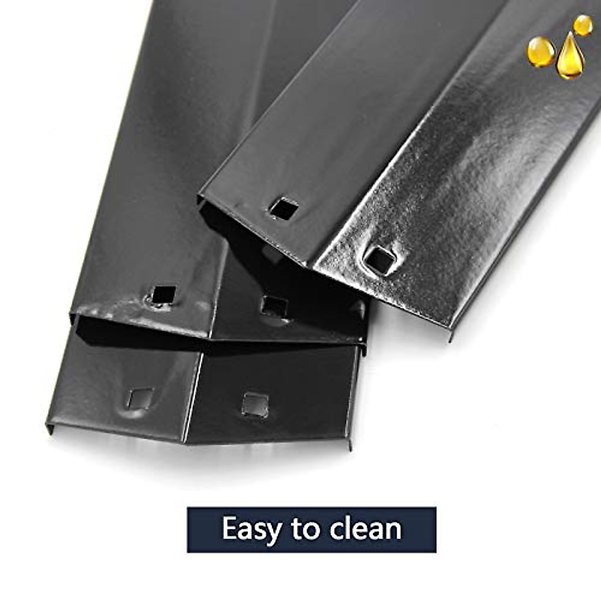 Hongso Char Griller Grill Replacement Parts, Burners, Hanger Brackets, Heat Plates Replacement for Char Griller 5050, 5650, 3001, 3008, 3030, 4000, 5252, 5072 Gas Grill