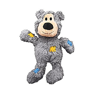 KONG - Wild Knots Bear - Internal Knotted Ropes and Minimal Stuffing for Less Mess (Assorted Colors) - For X-Large Dogs