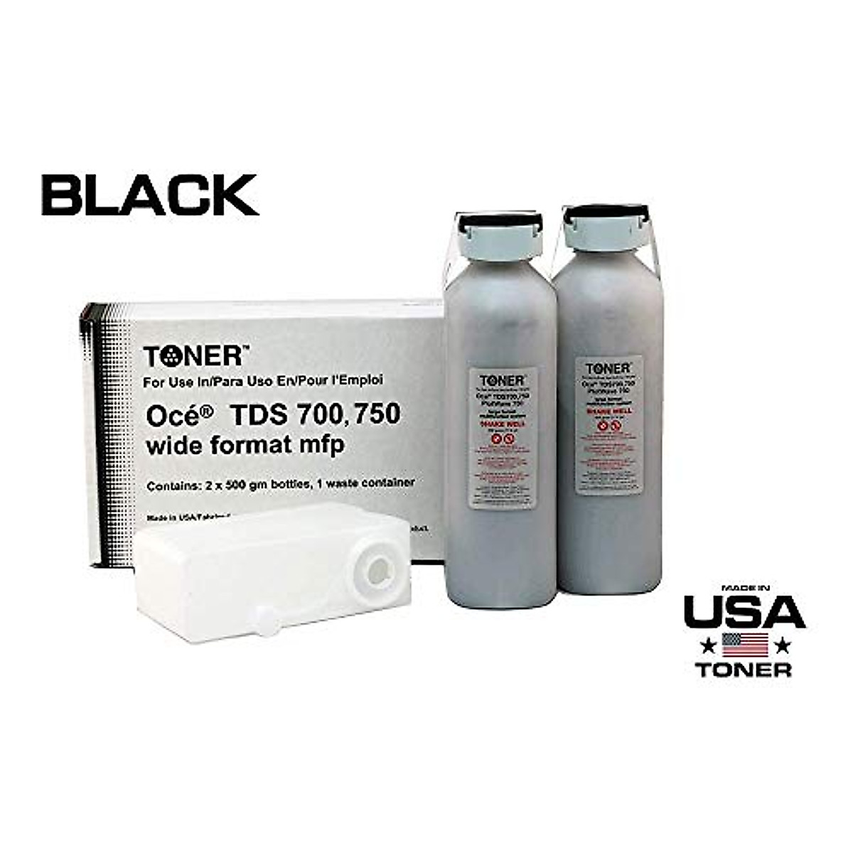 MADE IN USA TONER Compatible Replacement for Oce TDS 700, TDS 750, Plotwave 750 Toner, (Black, 2 Pack)
