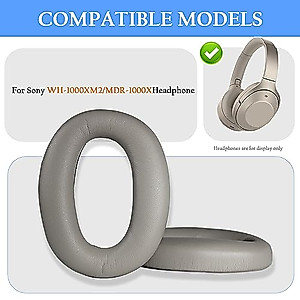 Adhiper Earpad Replacement WH-1000XM2 Earmuffs Ear Pads and Repair Part is Compatible for Sony WH1000XM2 MDR-1000X Headphones (Champagne Gold)