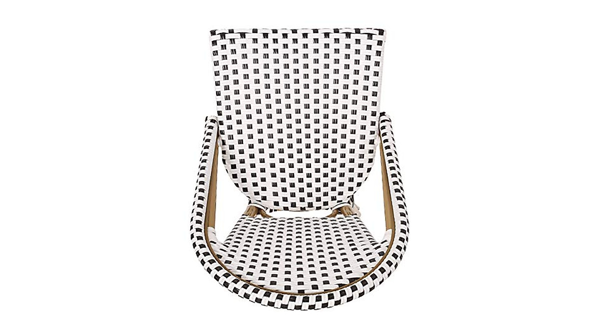 Kinner Outdoor Barstool by Christopher Knight - French-Inspired Design