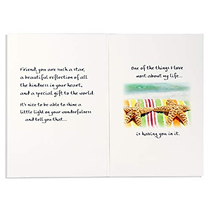 Blue Mountain Arts PIX012 Greeting Card “Friends are Like Stars” Is The Perfect Birthday Or “Thinking of You” Card For A Wonderful Friend, by Douglas Pagels