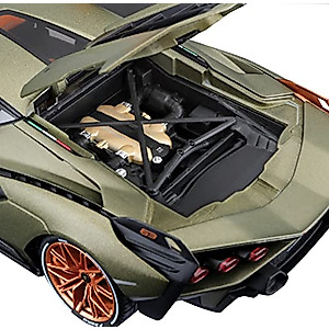 Lamborghini Bburago,Plastic ,1:18 Sián FKP37 - Green