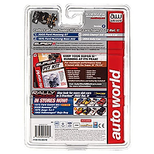 Auto World Super III 2005 Ford Mustang GT (Black) HO Scale Slot Car