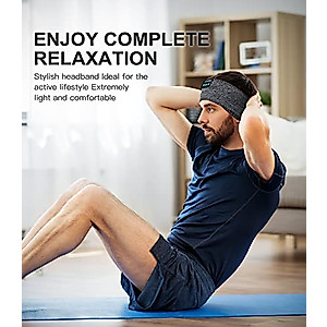 Lavince Sleep Headphones, Adjustable Soft Sleep Headphones Headband,Sleep Headband Bluetooth Headphones with Built in Speakers Perfect for Sleep,Workout,Running,Yoga,Travel,Insomnia