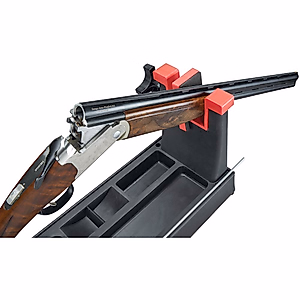 HOPPE'S Gun Vise, Rifle and Shotgun Vise with Front and Rear Locking Supports Grey