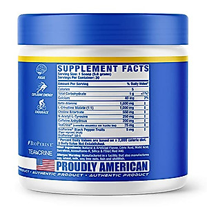 Ronnie Coleman Signature Series Pre XS Pre Workout Powder for Women and Men for Extreme Energy and Focus Supplement with Beta-Alanine, 200mg Caffeine Per Serving, Cotton Candy, 30 Servings