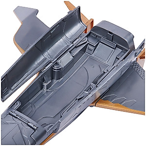 DC Comics, Hawk Cruiser Patrol, Includes Black Adam and Hawkman Action Figures, Over 16-inch Wide, First Edition, Super Hero Kids Toys for Boys and Girls Aged 4 and Up