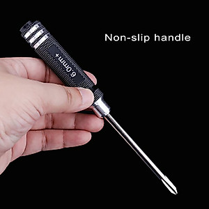 Drone Tool kit - 4Pcs Phillips Screwdriver Steel Tool Set 3.0/4.0/5.0/6.0mm Mini Hand Tools for RC Model Helicopter Boat Cars