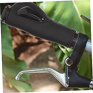 BESPORTBLE 4 Sets Protectors Black for Nonslip Anti-Slip Supplies Mountain MTB Grips Bike Cover Cycling Grip Handle Bicycles Anti- Protective BMX Covers Handlebars Shockproof Gift