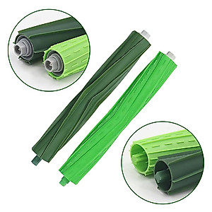 MIXEAL Replacement Parts Kit Compatible for iRobot Roomba i7 i7+ i3 i3+ i4 i4+ i5 i5+ i6 i6+ i8 i8+ j7 j7+/Plus j8 j8+ E5 E6 E7 Robot Vacuum,2 Multi-Surface Brushes &6 HEPA Filters &10 Side Brushes