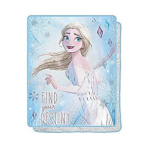 Northwest Frozen Silk Touch Sherpa Throw Blanket, 40" x 50", Magical Destiny